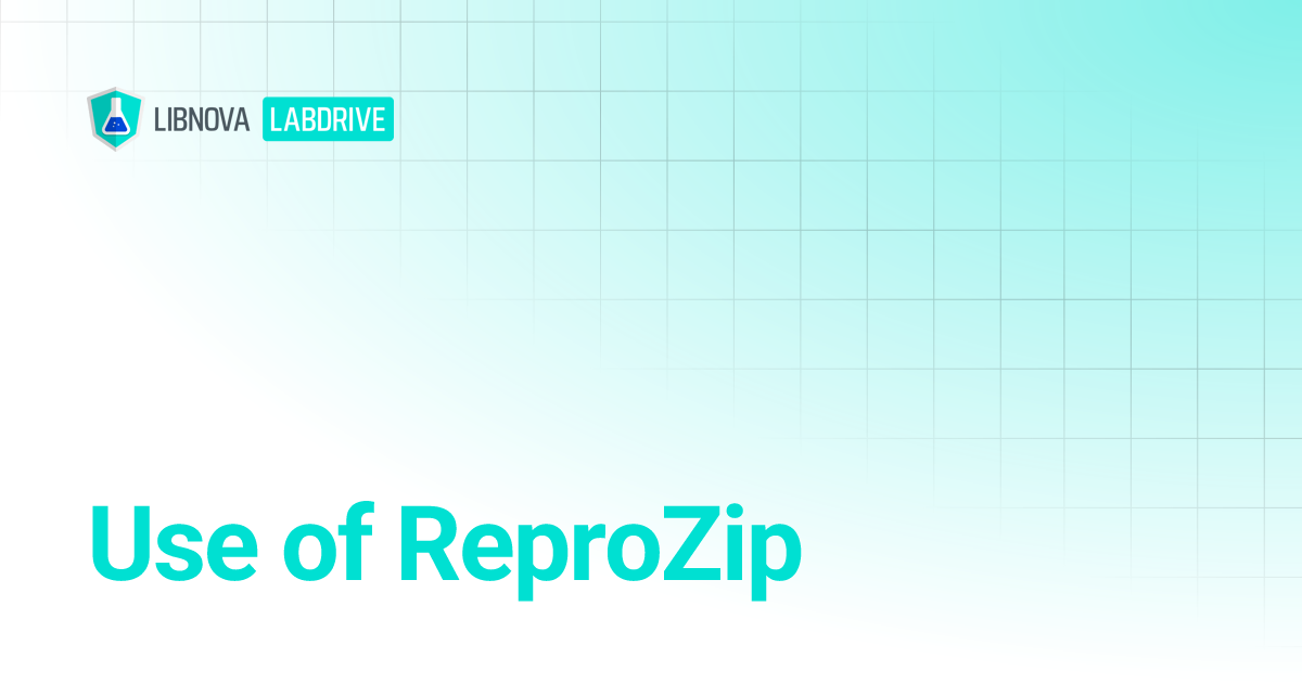 Use of ReproZip | LABDRIVE